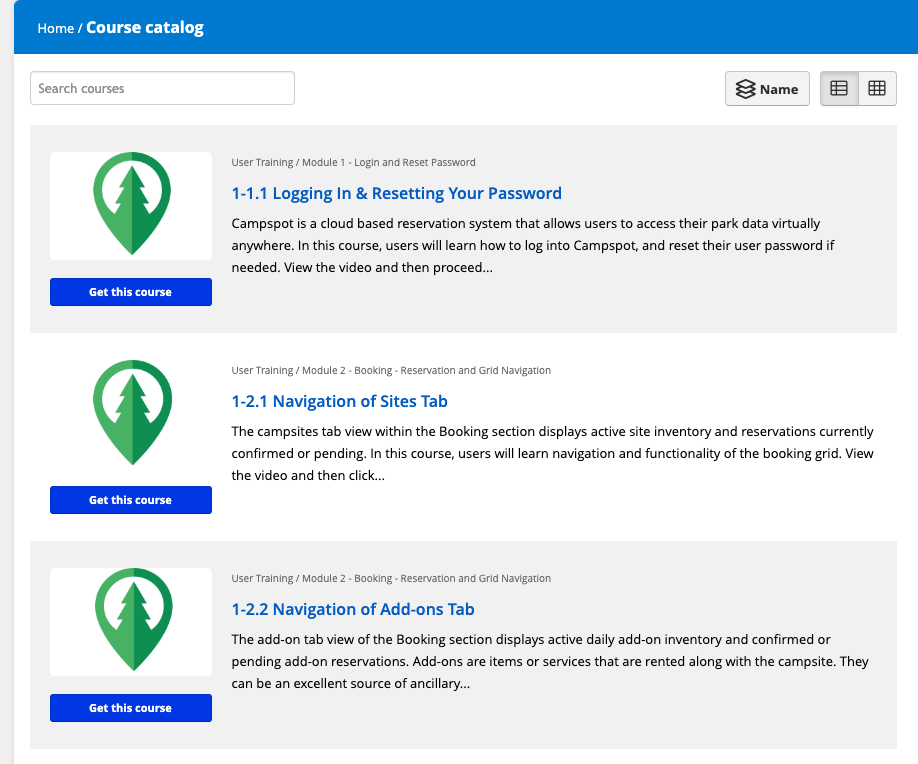 Campspot Certification Program